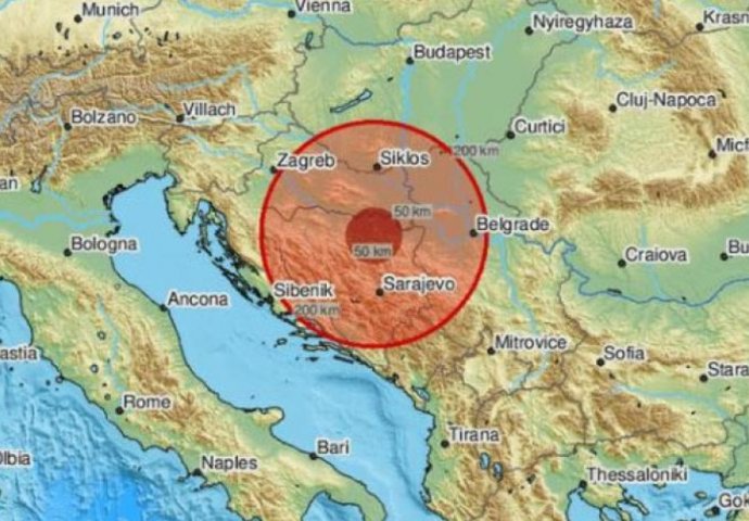 Zemljotres u Bosni i Hercegovini: Osjetio se i u Srbiji i Hrvatskoj | novi.ba